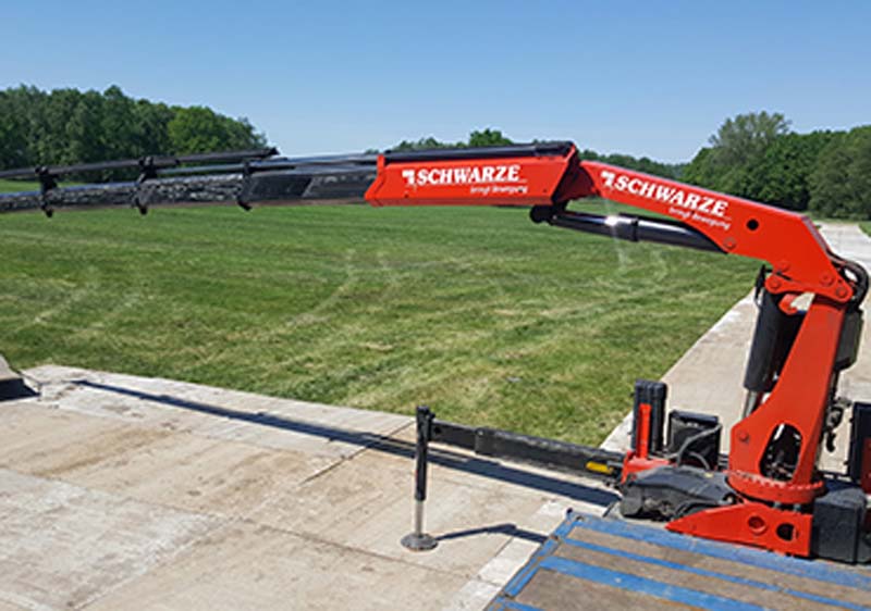 LKW mit Kran / Ladekran mieten in Hannover | Schwarze-ASC